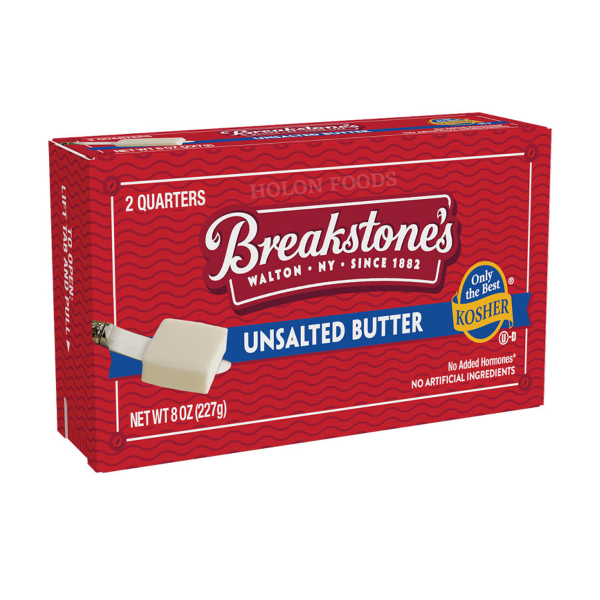 Shop Breakstone's Unsalted Butter 8 oz | Holon Kosher Foods | Online ...