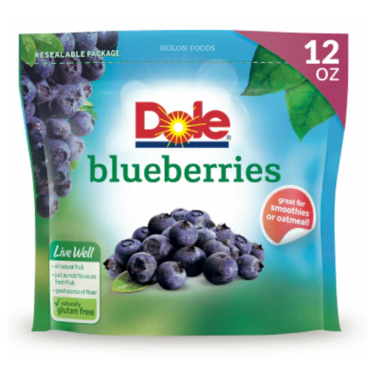 Buy Dole Frozen Blueberries 12 oz | Holon Kosher Foods | Imported ...