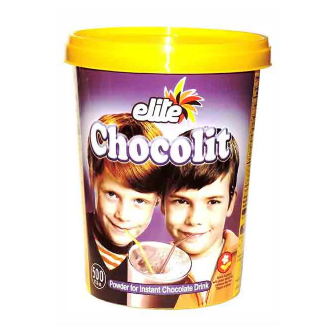 Shop Elite Chocolit Instant Chocolate Drink Mix 17.6 oz | Holon Kosher ...