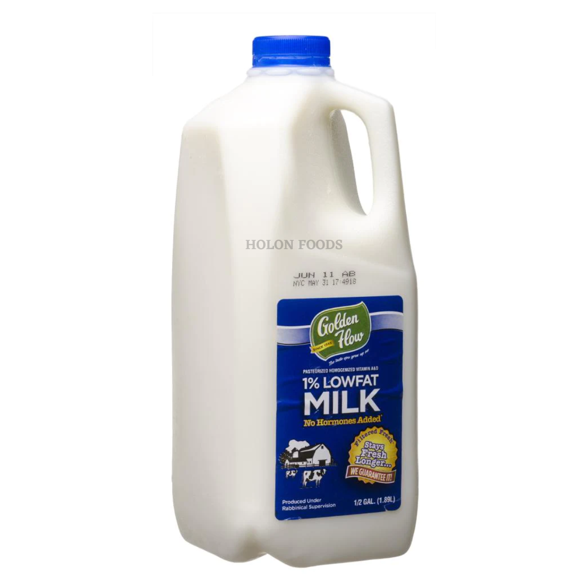 Shop Golden Flow 1% Lowfat Milk ½ gl | Holon Kosher Foods | Online ...