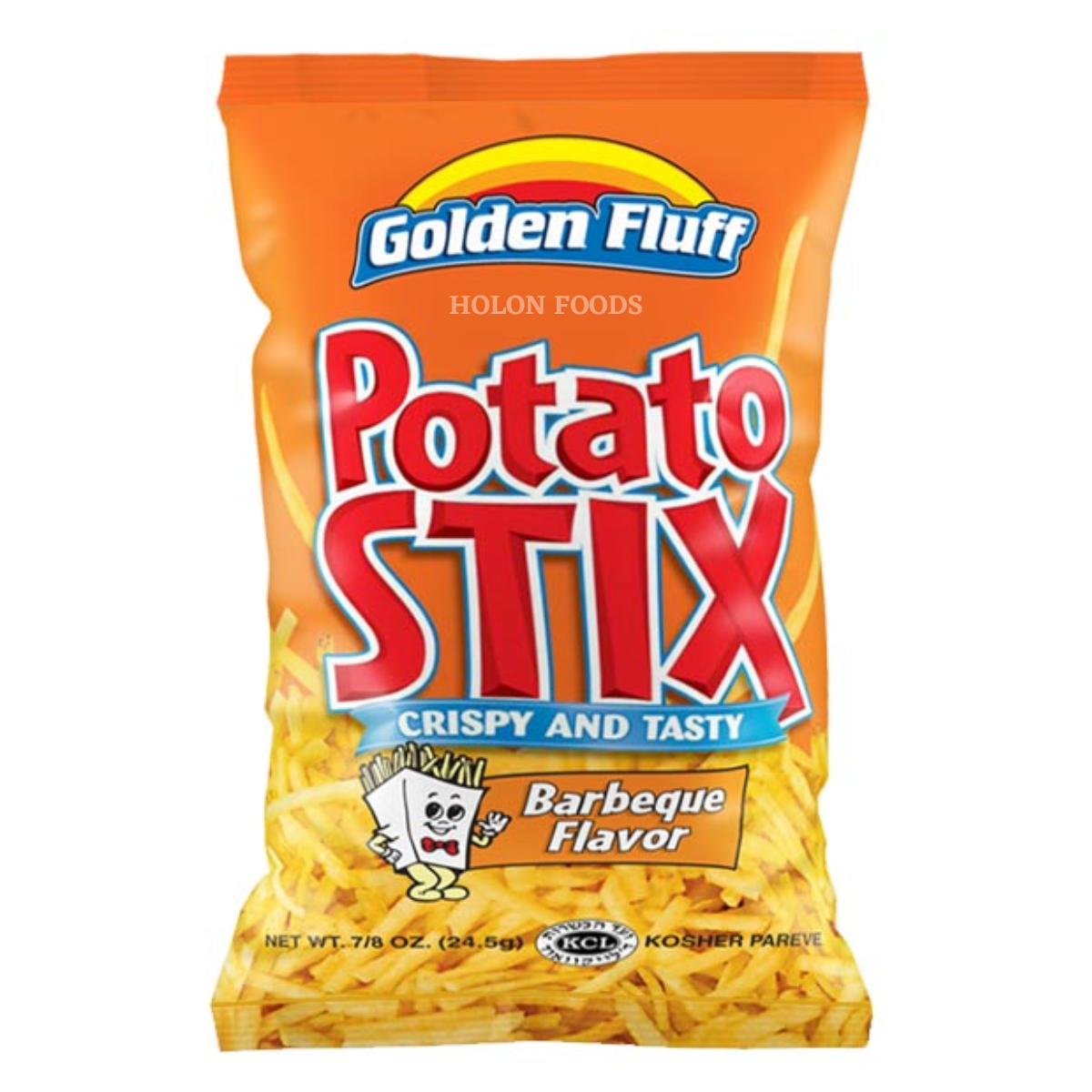 Buy Golden Fluff Potato Stix Barbecue Flavor 7/8 oz | Holon Kosher ...