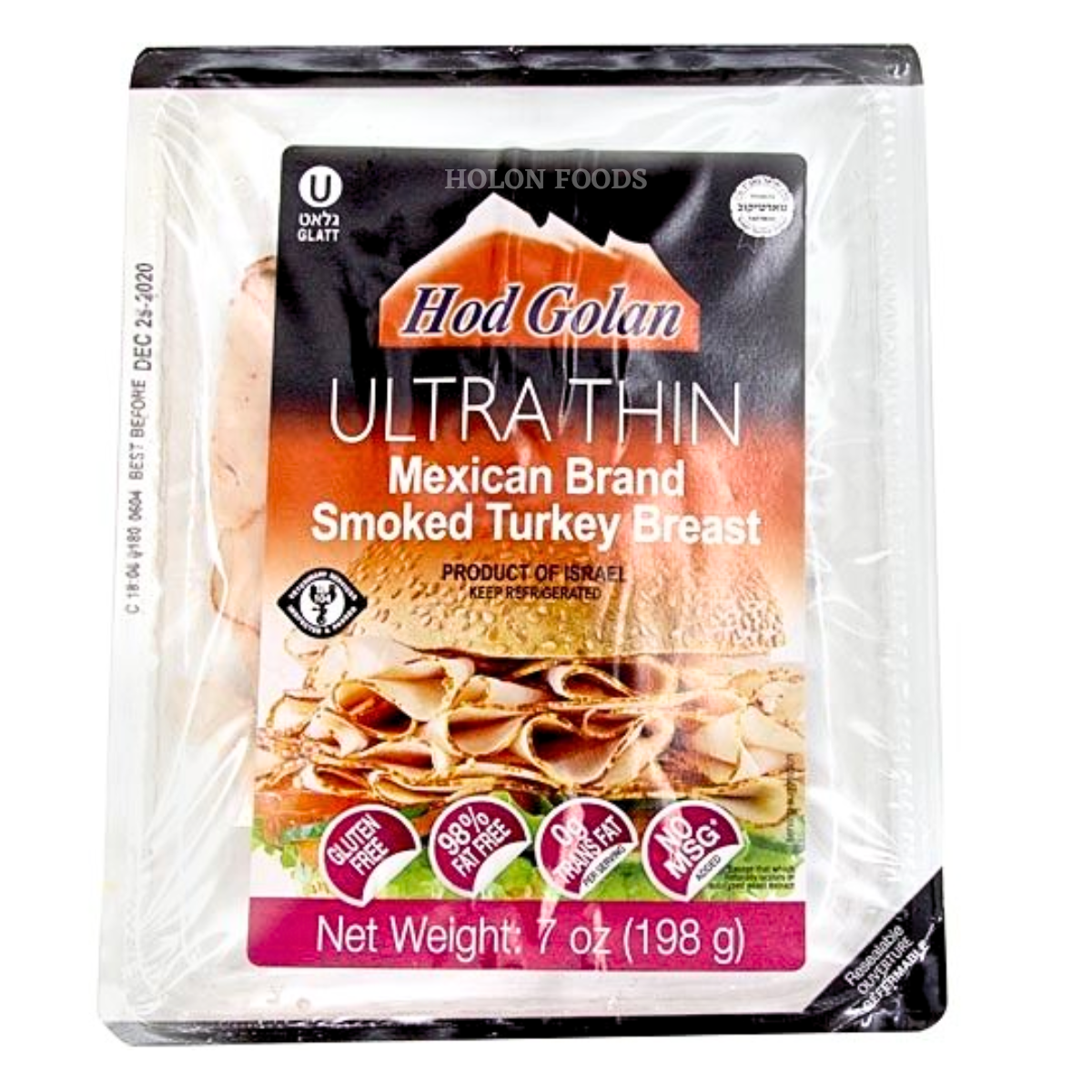 Buy Hod Golan Ultra Thin Mexican Brand Turkey Breast 7 oz | Holon Kosher Foods | Imported ...