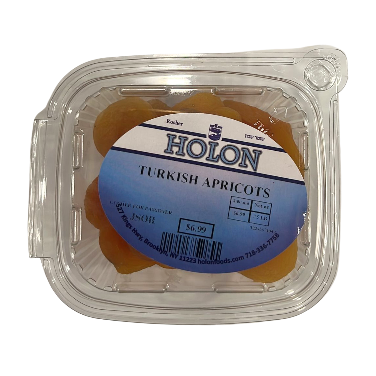 Order Holon Dried Turkish Apricots 12 oz | Holon Kosher Foods | Kosher ...