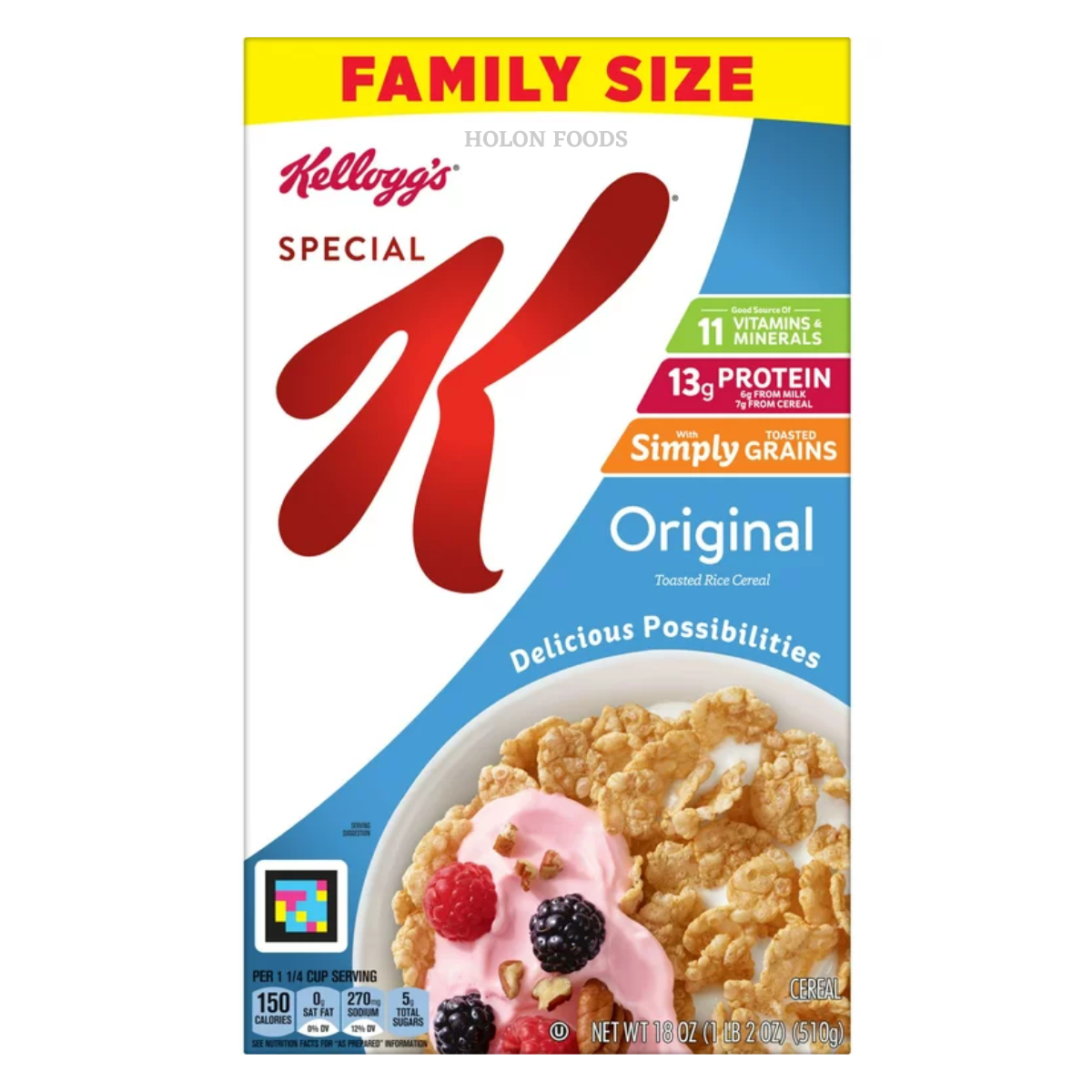 Buy Kellogg's Special K Breakfast Cereal 18 oz | Holon Kosher Foods ...