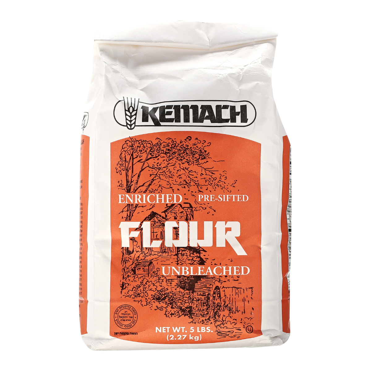 Order Kemach Enriched Flour Unbleached Pre-Sifted 5 lbs online | Holon ...