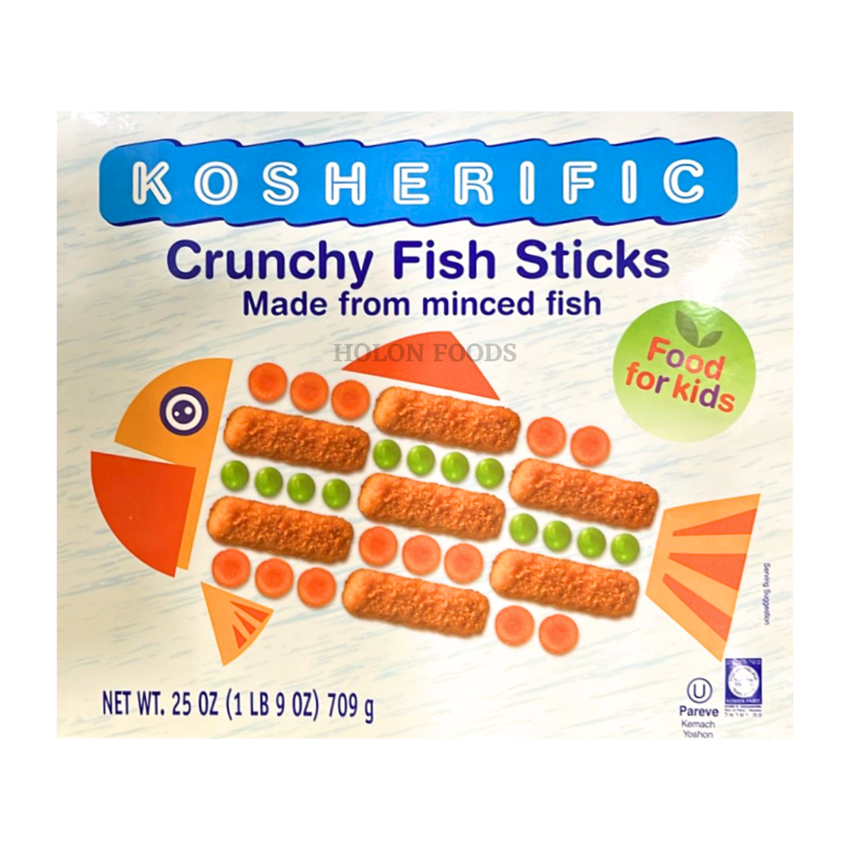 Order Kosherific Crunchy Fish Sticks 25 oz online | Holon Kosher Foods ...