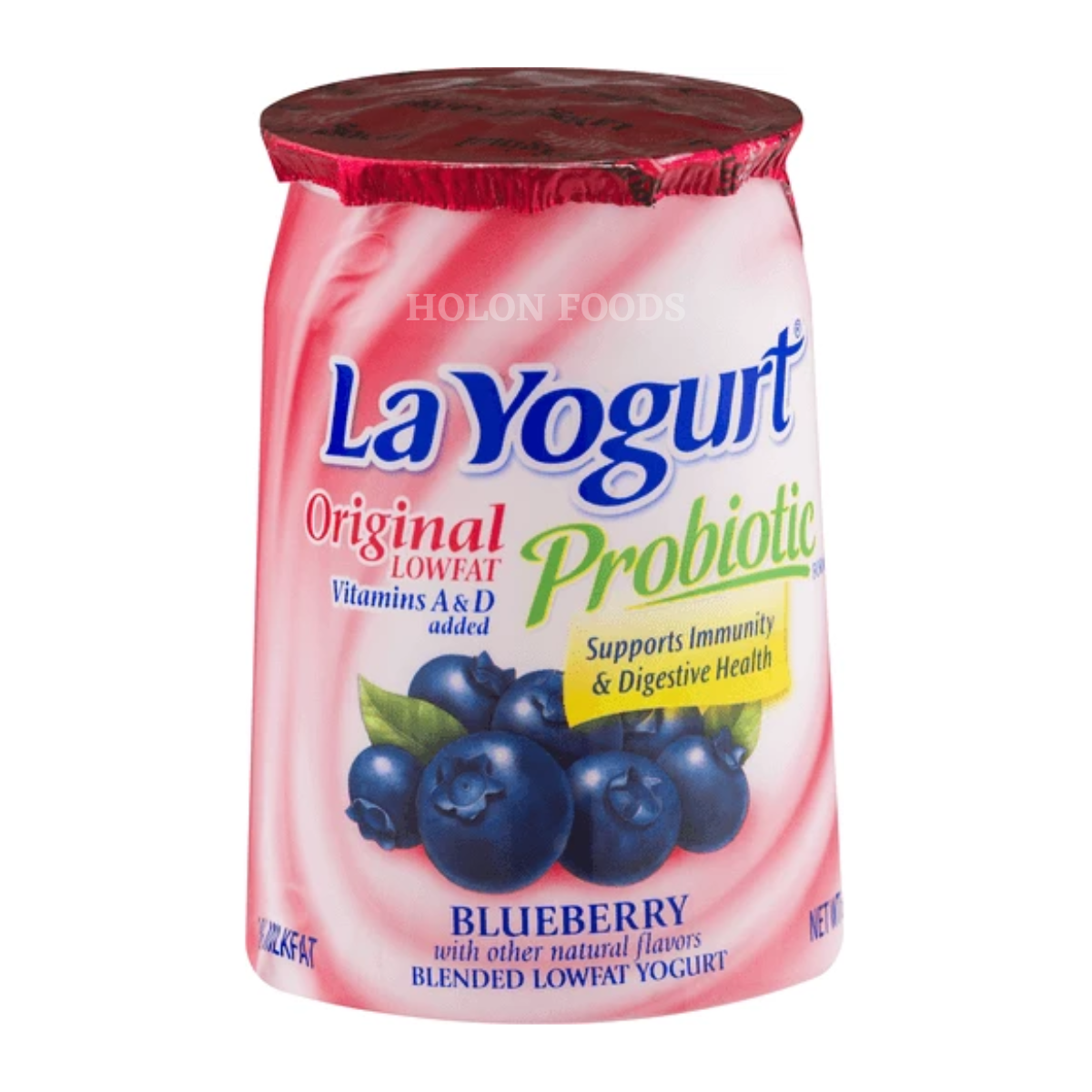 Shop La Yogurt Original Lowfat Blueberry 6 oz | Holon Kosher Foods ...