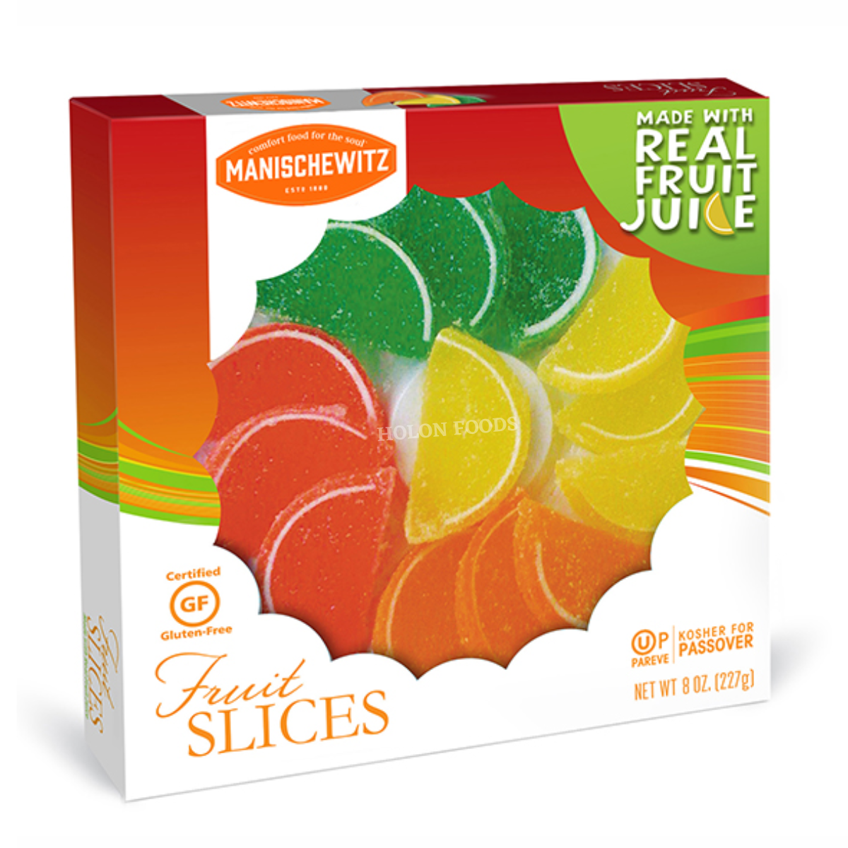 Buy Manischewitz Fruit Slices Gift Pack 8 oz | Holon Kosher Foods ...