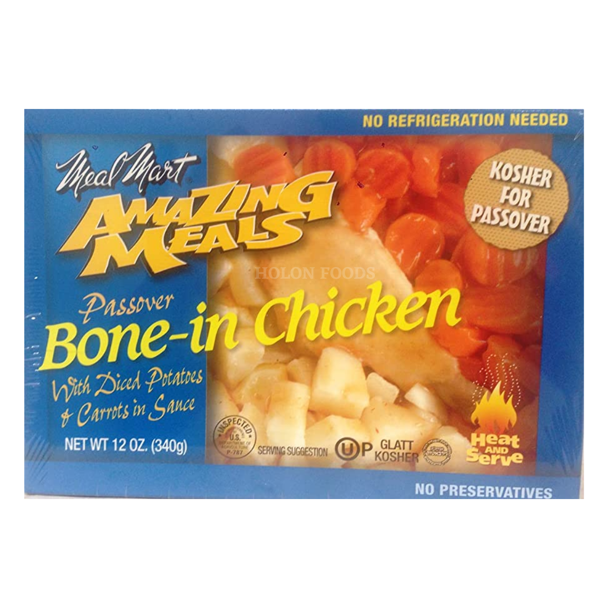 Buy Meal Mart Amazing Meals Bone in Chicken with Potatoes 12 oz | Holon ...