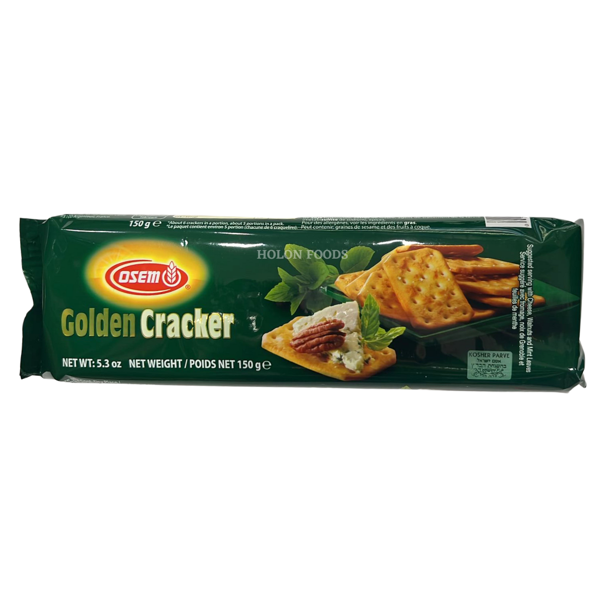 Buy Osem Golden Crackers 5.3 oz | Holon Kosher Foods | Imported Israeli ...