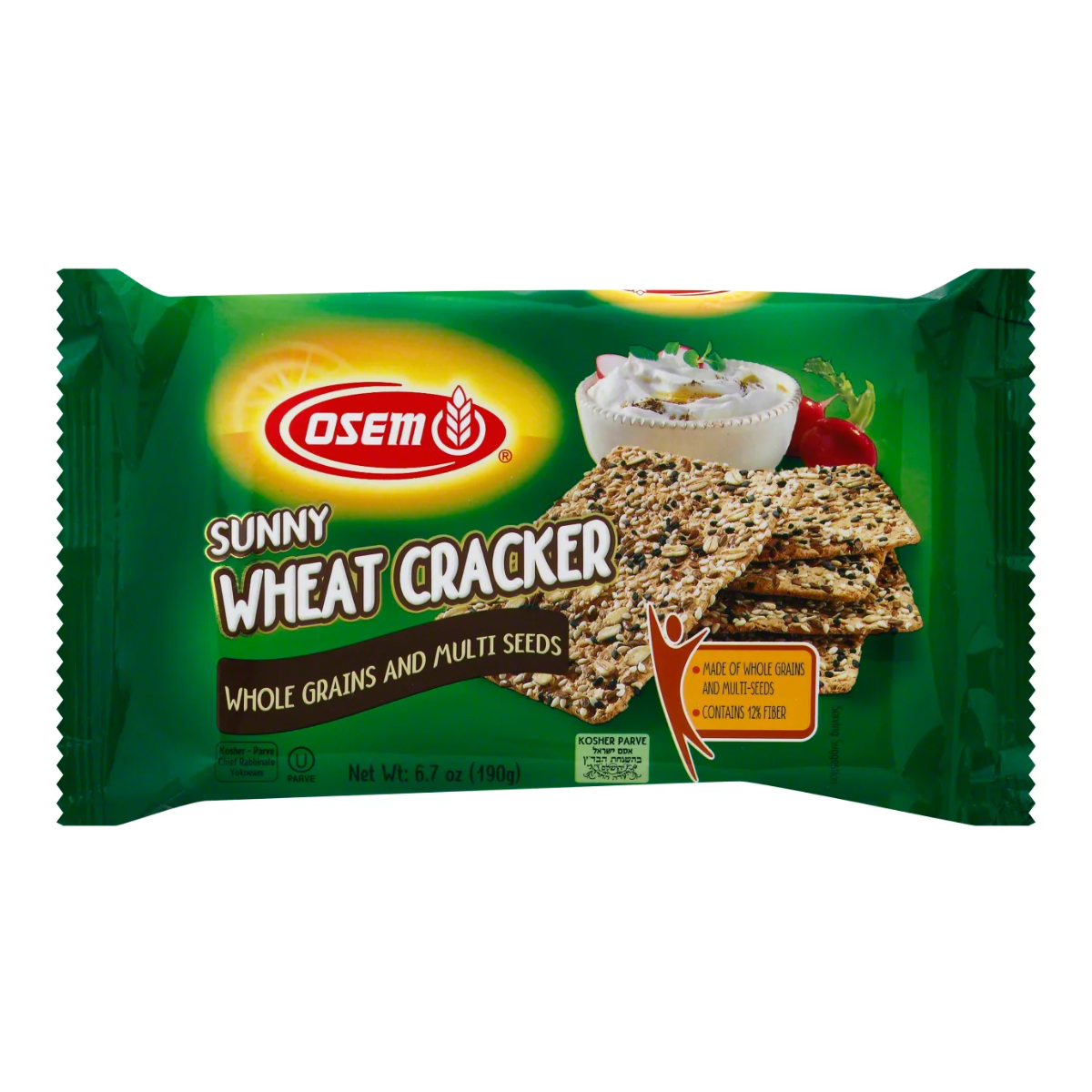 Buy Osem Sunny Whole Grain & Multi Seed Crackers 6.7 oz | Holon Kosher ...