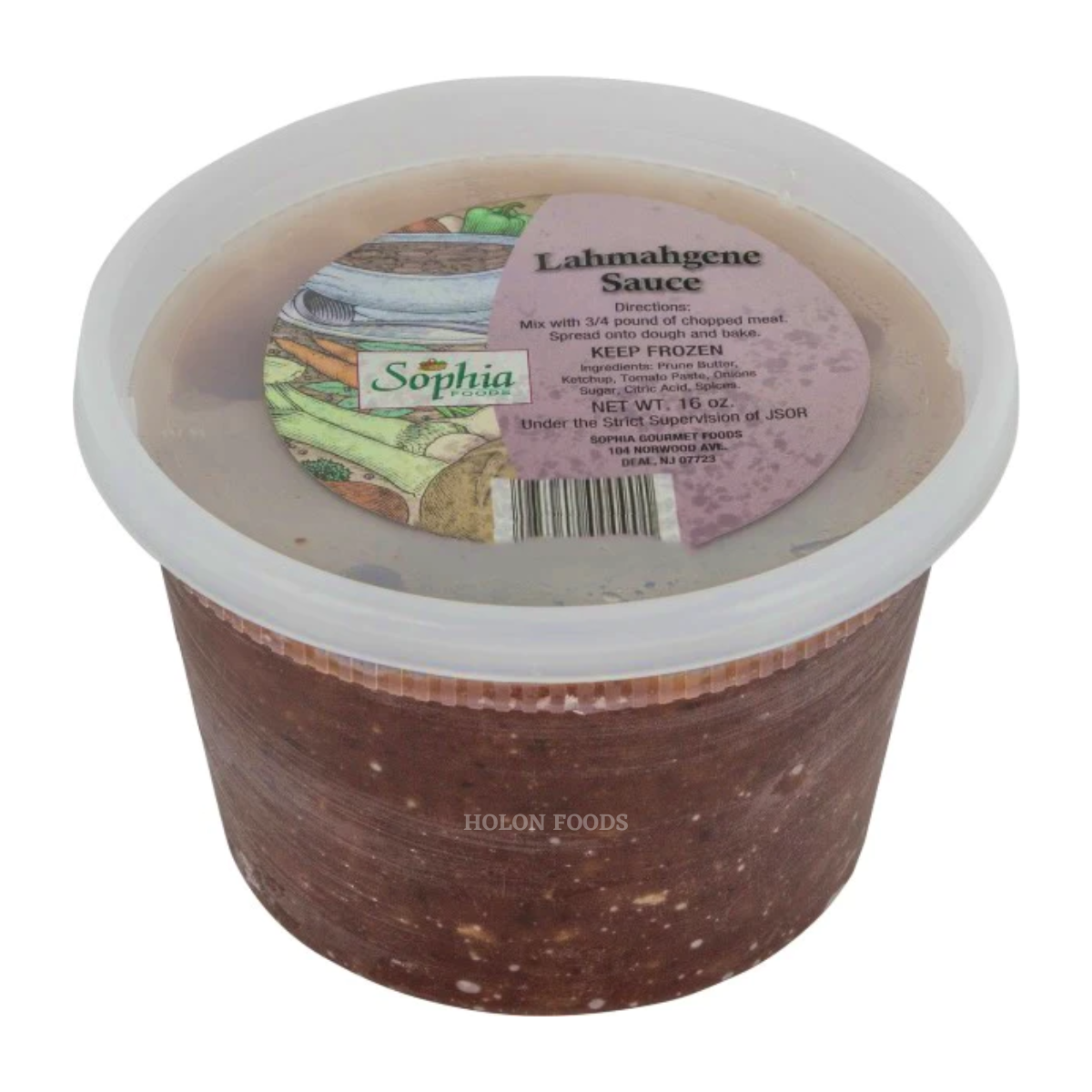 Buy Sophia Lahamagene Sauce 16 oz | Holon Kosher Foods | Imported ...