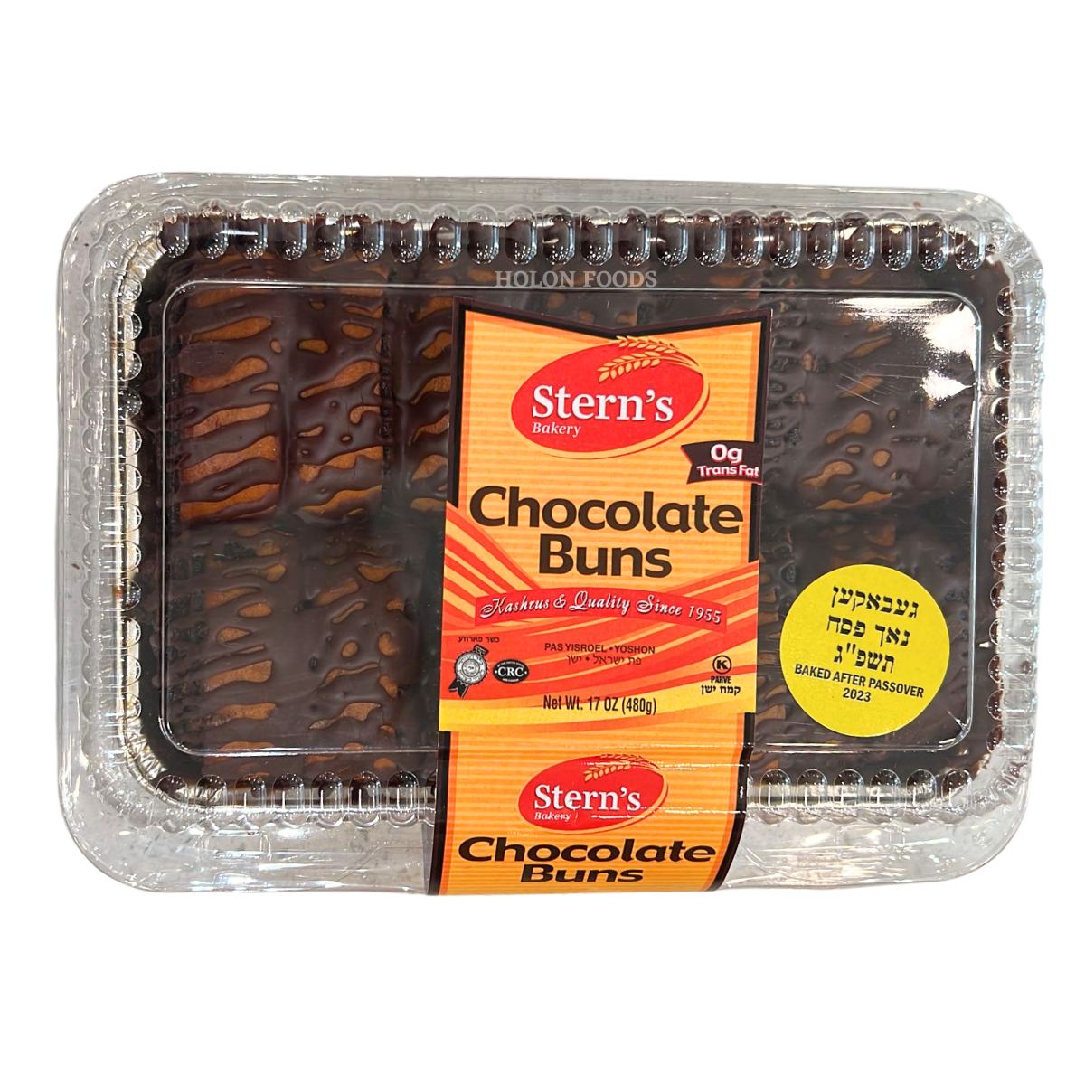 Shop Stern's Chocolate Buns 17 oz | Holon Kosher Foods | Online Kosher ...