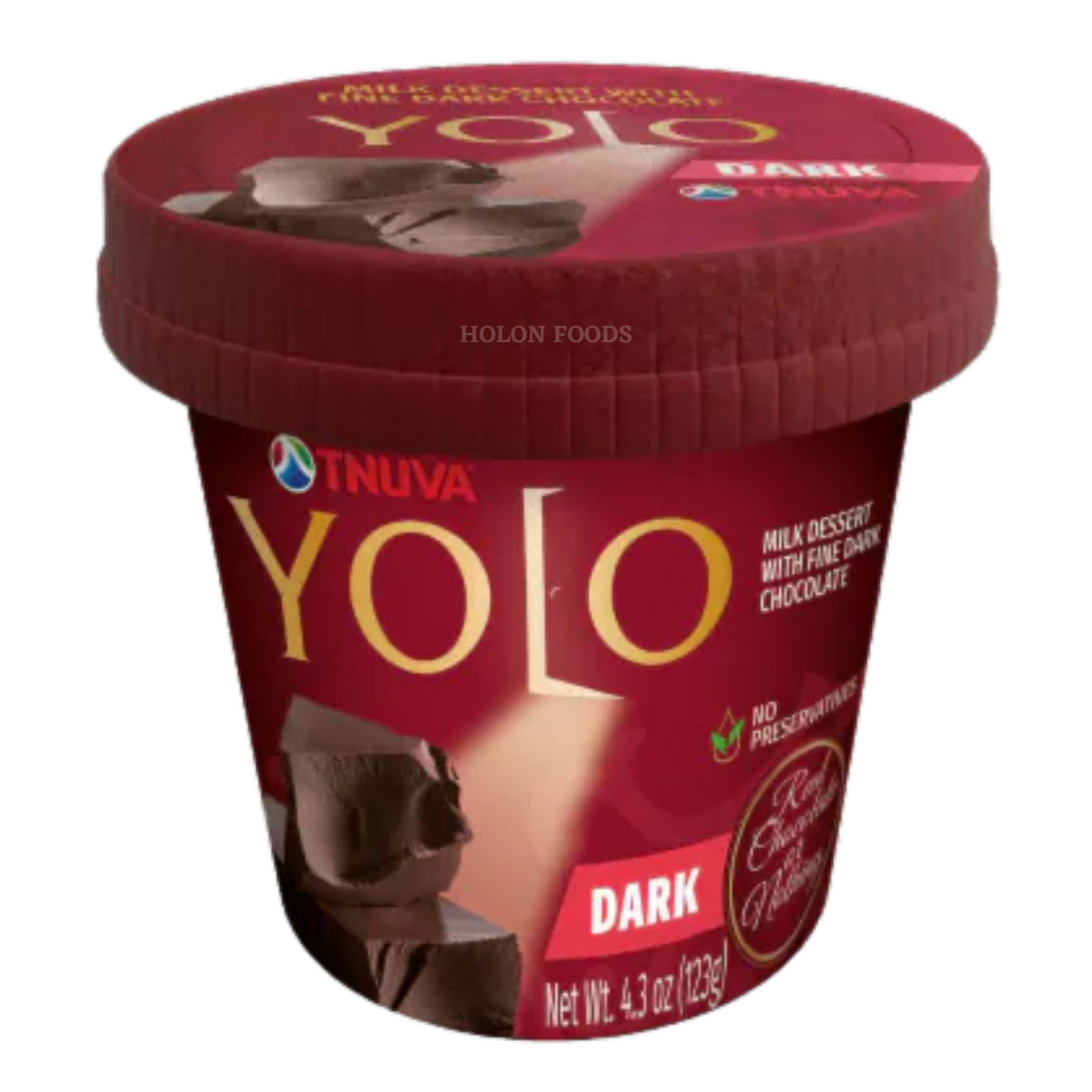 Buy Tnuva Yolo Dark Chocolate Milk Dessert 4.3 oz | Holon Kosher Foods ...
