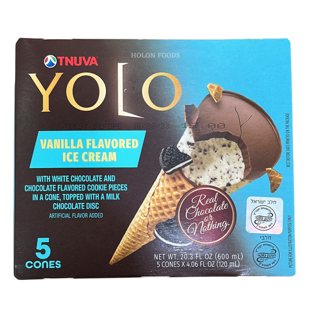 Buy Tnuva Yolo Vanilla Flavored Ice Cream 20.3 oz | Holon Kosher Foods ...