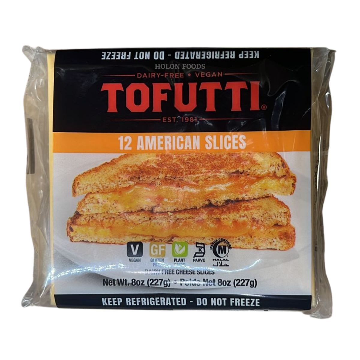 Shop Tofutti American Cheese Slices 8 oz | Holon Kosher Foods | Online ...