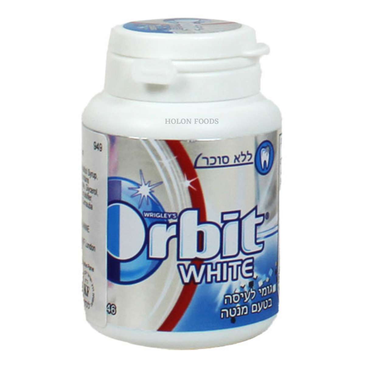 Buy Wrigley's Orbit White Classic Gum Jar 2.25 oz | Holon Kosher Foods ...