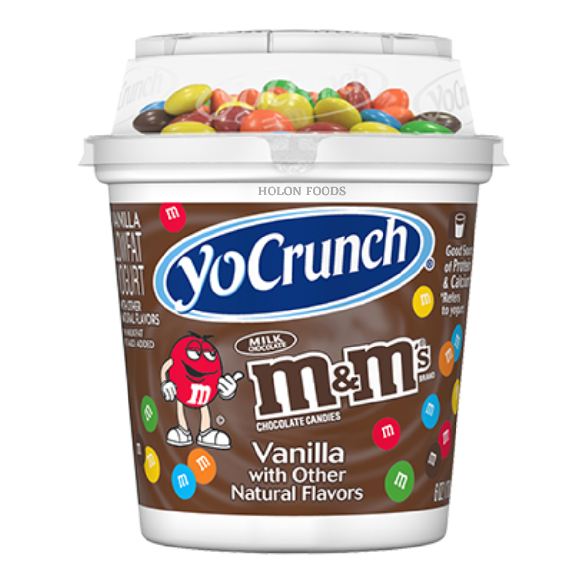 Buy Yo Crunch Vanilla Lowfat Yogurt with M&Ms 6 oz | Holon Kosher Foods ...