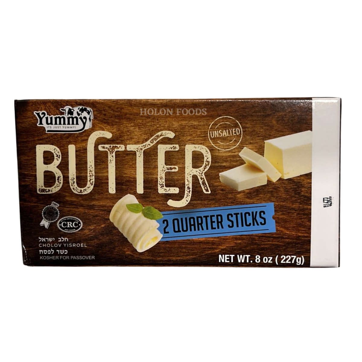 Buy Yummy 2 Quarter Sticks Unsalted Butter 8 oz | Holon Kosher Foods ...