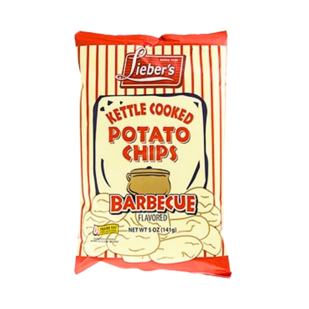 Buy Lieber's Kettle Cooked Potato Chips Barbecue 5 oz | Holon Kosher ...