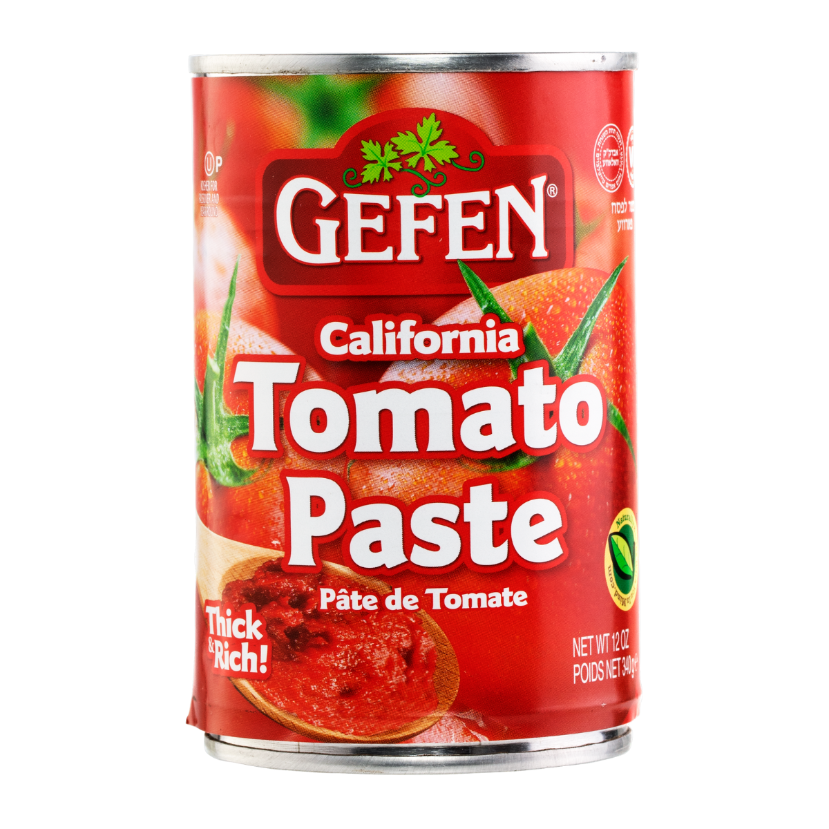 Buy Gefen Tomato Paste 12 oz | Holon Kosher Foods | Imported Israeli ...