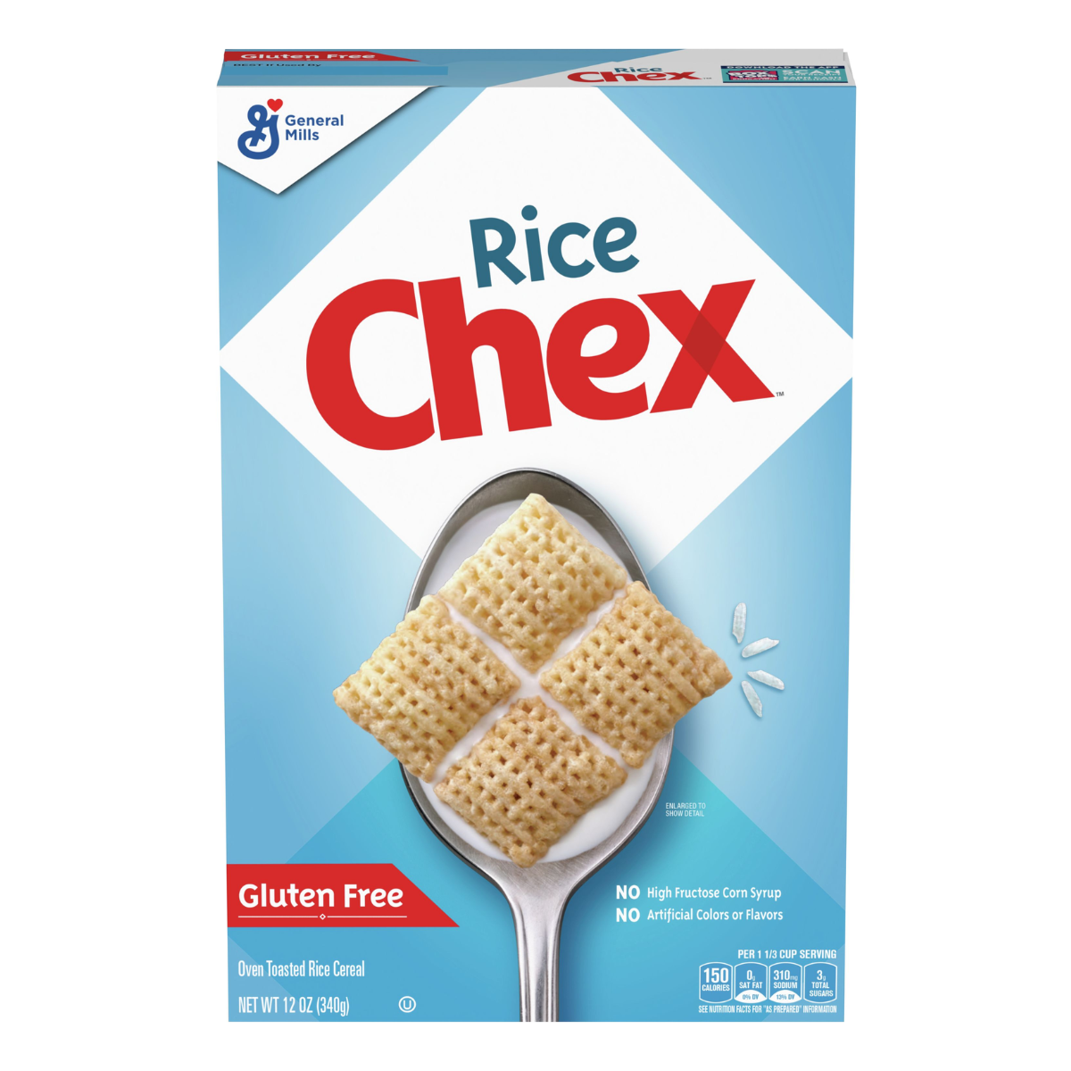 Shop General Mills Rice Chex Gluten Free Cereal 12 oz | Holon Kosher ...