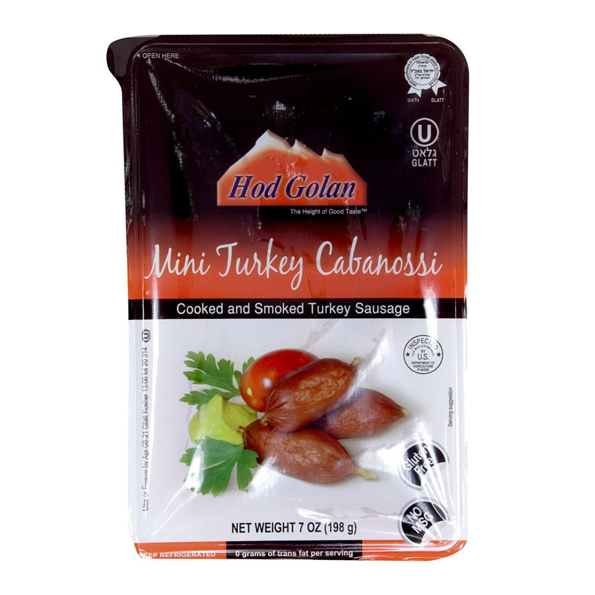 Shop Hod Golan Mini Turkey Cabanossi 8 oz | Holon Kosher Foods | Online ...