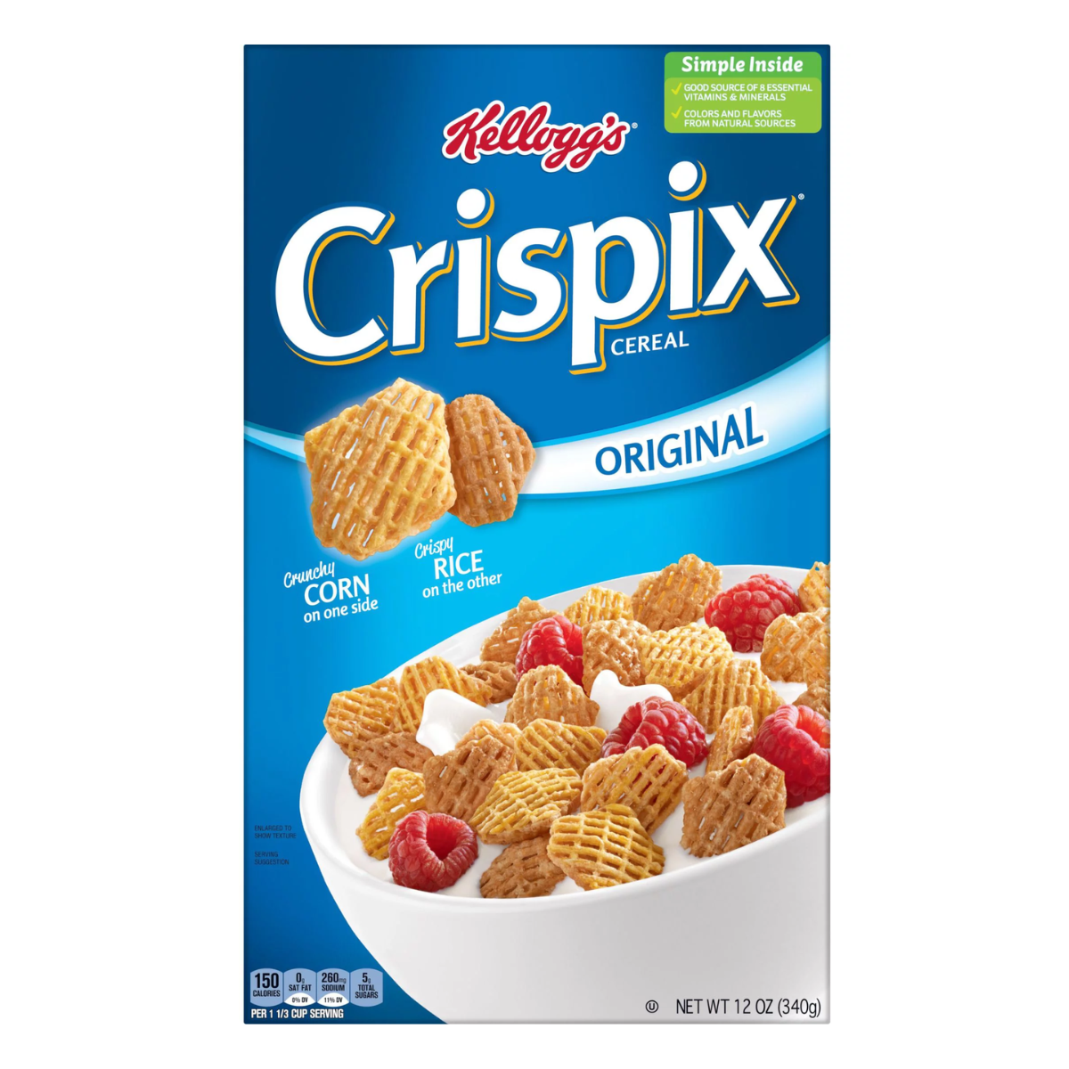 Buy Kellogg's Crispix Original Breakfast Cereal 12 oz | Holon Kosher ...