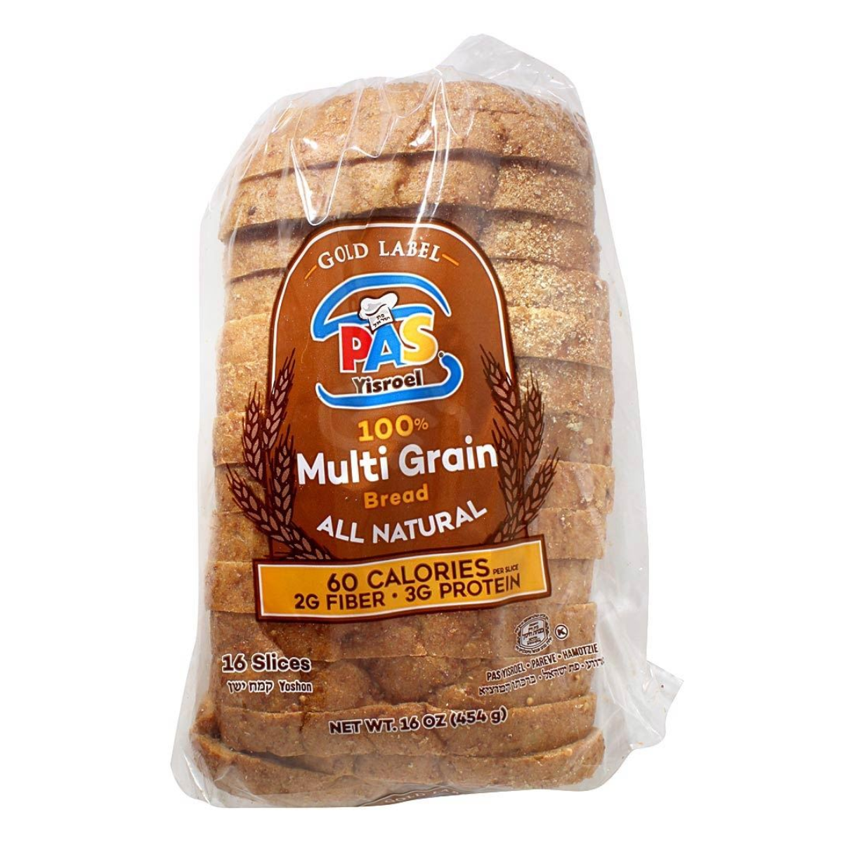 Buy Pas Yisroel Multi Grain Sliced Bread 16 oz | Holon Kosher Foods ...
