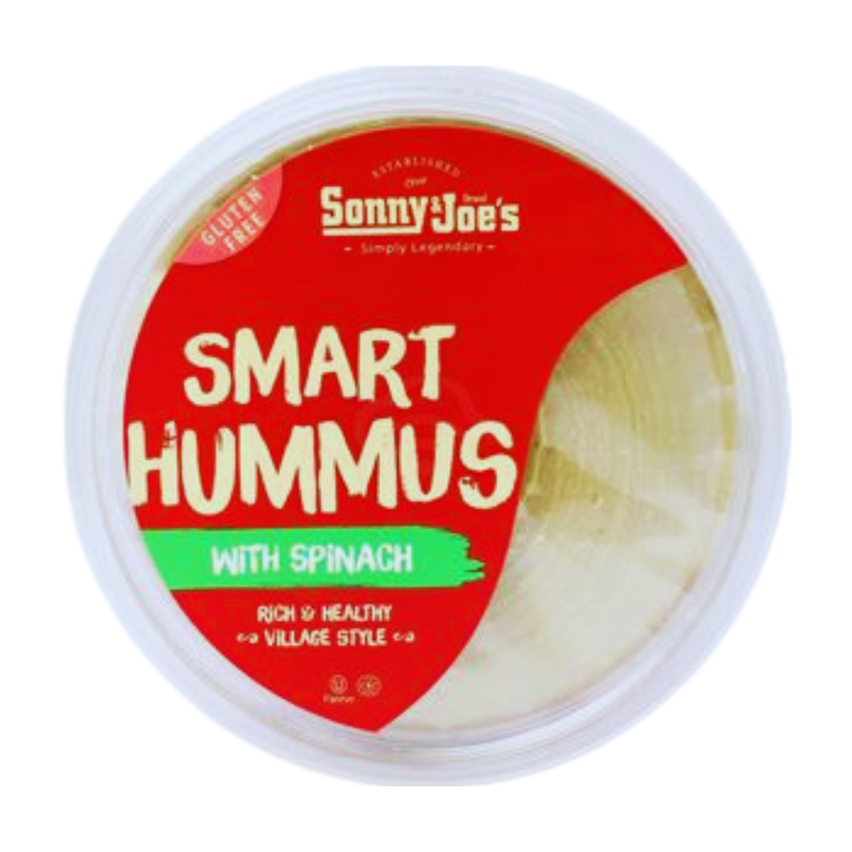 Shop Sonny and Joe's Smart Hummus with Spinach 10 oz | Holon Kosher ...